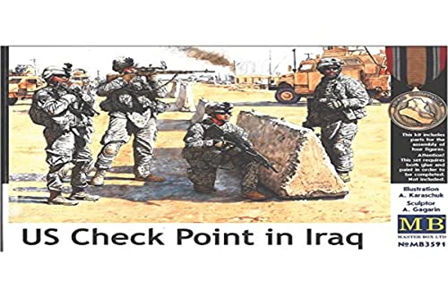【中古】【未使用・未開封品】Master Box US Soldiers Cheque Point Iraq (4) Figure Model Building Kits【メーカー名】【メーカー型番】【ブランド名】マスターボックス(Mast...