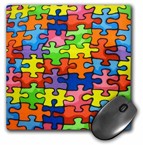 【中古】【未使用・未開封品】3drose LLC 8?x 8?x 0.25インチマウスパッド、レッド/オレンジ/グリーン/ブルー/イエロー(パズルピースMP _ 33314?_ 1?)【メーカー名】【メーカー型番】【ブランド名】3dRose...