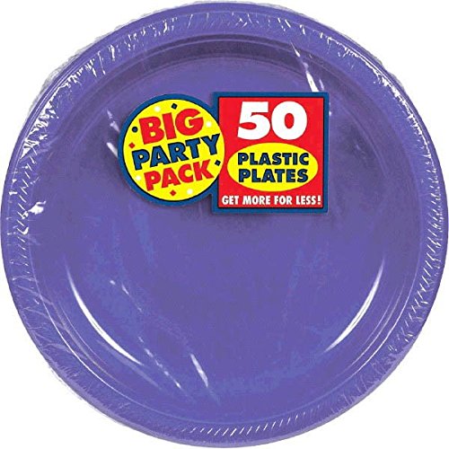 【中古】【未使用・未開封品】Big Party Dessert Plates, 50 Pieces, Made From Plastic, Celebration, 7 Inches【メーカー名】【メーカー型番】【ブランド名】Amscan ...