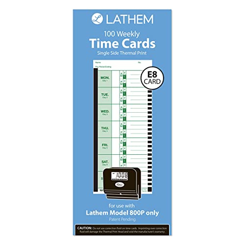 【中古】【未使用・未開封品】LTHE8100 - Time Card for Lathem Model 800P by Lathem【メーカー名】【メーカー型番】【ブランド名】Lathem Time Company バッテリーパック 【商品...