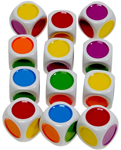 【中古】【未使用・未開封品】Color Dot, 6-Sided Novelty Dice _ Bundle of 12 Identical Dice【メーカー名】【メーカー型番】【ブランド名】Deluxe Games and Puzzle...
