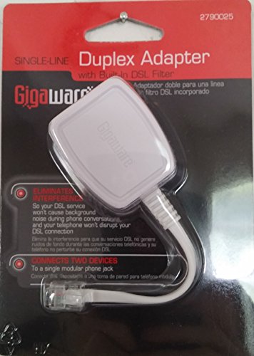 【中古】【未使用・未開封品】GigaWareテつョ Single-Line Duplex DSL Filter by Gigaware【メーカー名】【メーカー型番】【ブランド名】Gigaware 光デジタルケーブル 【商品説明】GigaWa...