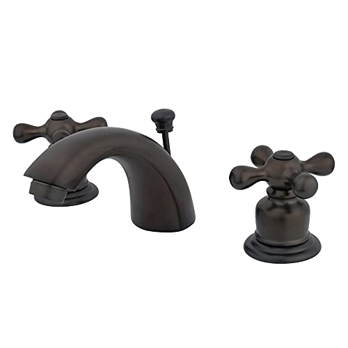 【中古】【未使用・未開封品】Kingston Brass KB955AX Mini Widespread Lavatory Faucet and Pop-Up, Oil Rubbed Bronze by Kingston Brass【メーカ...