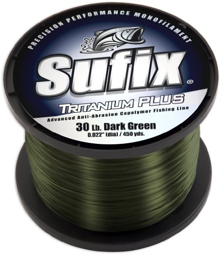 【中古】【未使用・未開封品】(18kg, Dark Green) - Sufix Tritanium Plus 0.1kg Spool Size Fishing Line【メーカー名】【メーカー型番】【ブランド名】Sufix ナイロンライン...