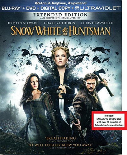 【中古】【未使用・未開封品】Snow White and the Huntsman 3 DISC LIMTED EDITION Blu-ray / DVD / Digital Copy / Ultraviolet / BONUS DVD D...