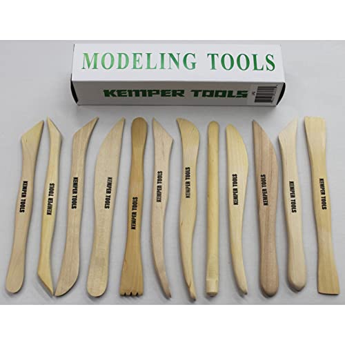 【中古】【未使用・未開封品】12 PC Kemper Tool Set For Clay, Pottery Sculpture - Made of Boxwood - JAS - 6 by Kemper Tools【メーカー名】【メーカー型...