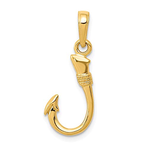 【中古】【未使用・未開封品】Big Sur Elegance 14Kイエローゴールド フィッシュフックペンダント (8×21mm)【メーカー名】【メーカー型番】【ブランド名】Big Sur Elegance チャーム・アクセサリートップ 【...
