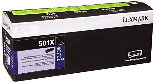 【中古】【未使用・未開封品】Lexmark 501X - Extra High Yield - black - original - toner cartridge LCCP, LRP - for Lexmark MS410d, MS410...