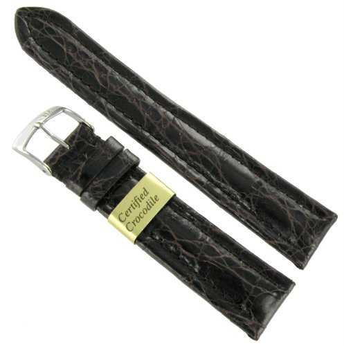 【中古】【未使用・未開封品】22?mm Morellato純正認定クロコダイルダークブラウンHeavy Padded Stitched時計バンドRegular -992【メーカー名】【メーカー型番】【ブランド名】MORELLATO(モレラー...