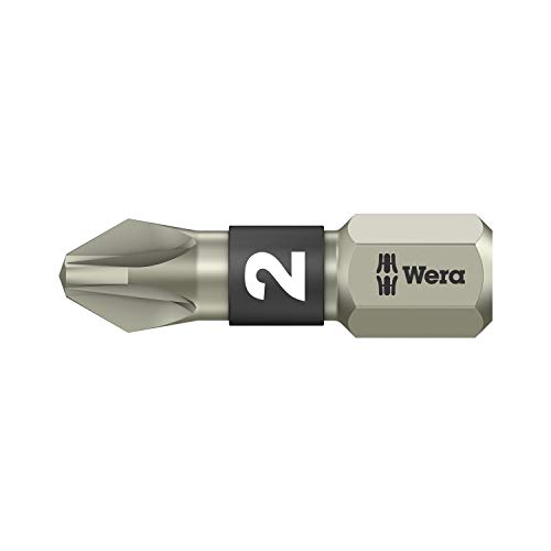【中古】【未使用・未開封品】Wera Stainless 3855/1 TS Pozidriv #2 Insert Bit, 1/4-Inch Drive (Pack of 10) by Wera【メーカー名】【メーカー型番】【ブランド名】...