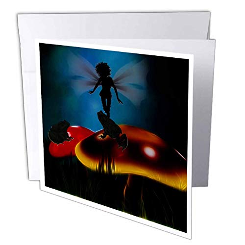 【中古】【未使用・未開封品】Renderly Yours Fairies???Fairyシルエットwith Toads and Mushrooms???グリーティングカード Set of 12 Greeting Cards【メーカー名】【メ...