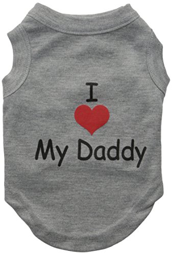 【中古】【未使用・未開封品】Mirage Pet Products 51-34 SMGY I Love My Daddy Screen Print Shirts Grey Sm - 10【メーカー名】【メーカー型番】【ブランド名】Mirag...