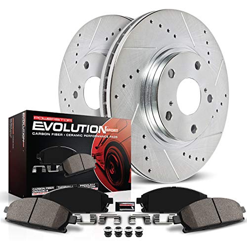 【中古】【未使用・未開封品】Power Stop K4721 フロント Z23 カーボンファイバー ブレーキパッド ドリル&スロットブレーキローターキット【メーカー名】【メーカー型番】【ブランド名】Power Stop ブレーキキット 【商...