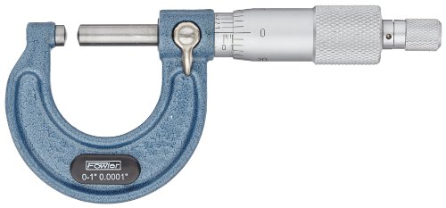 【中古】【未使用・未開封品】Fowler 52-244-101-1 Ball Anvil and Spindle Micrometer, 0-1 Measuring Range, 0.0001 Graduation, 0.0001 Accu...