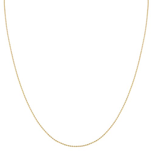 【中古】【未使用・未開封品】Kooljewelry 14K イエローゴールド 0.8mm ダイヤモンドカット ビーズ ボール チェーン ネックレス (16 18 20 24 30インチ)【メーカー名】【メーカー型番】【ブランド名】Koolj...