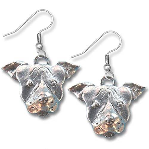 【中古】【未使用・未開封品】ピューターPit Bullイヤリングby魔法の動物園【メーカー名】【メーカー型番】【ブランド名】The Magic Zoo 服＆ファッション小物, イヤリング Merry Rosenfield: Designer...