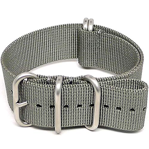 【中古】【未使用・未開封品】DaLuca Ballistic Nylon NATO Watch Strap - Grey (Matte Buckle) : 26mm【メーカー名】【メーカー型番】【ブランド名】DaLuca 時計バンド DaL...