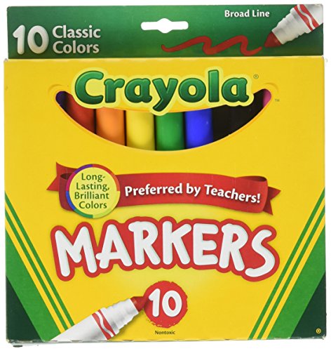 【中古】【未使用・未開封品】(1Pack (10 Count)) - . Broad Line Markers【メーカー名】【メーカー型番】【ブランド名】CRAYOLA アートマーカー, アートマーカー, パントリー_筆記具_マーカー・蛍光...
