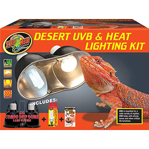 【中古】【未使用・未開封品】Zoo Med Desert UVB & Heat Lighting Kit Mini Combo Deep Dome Dual Lamp Fixture【メーカー名】【メーカー型番】【ブランド名】Zoo Med...