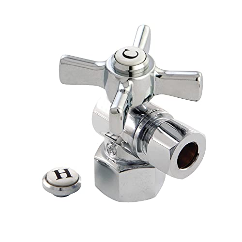 【中古】【未使用・未開封品】(polishedchrome) - Kingston Brass Millennium 1.3cm FIP x 1cm OD Compression Angle Valve【メーカー名】【メーカー型番】【ブラン...