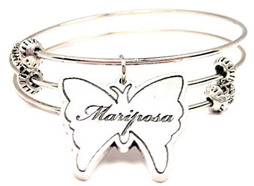 【中古】【未使用・未開封品】ChubbyChicoCharms Mariposa Expandable Wire Tripleスタイルバングルブレスレット、2.5?"【メーカー名】【メーカー型番】【ブランド名】ChubbyChicoChar...