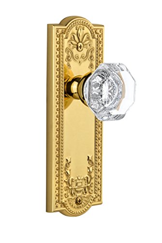 【中古】【未使用・未開封品】Grandeur Parthenonプレートwithシャンボールクリスタルノブ、Passage???2.375インチ、生涯真鍮【メーカー名】【メーカー型番】【ブランド名】Grandeur ドアノブ・ツマミ, CC...