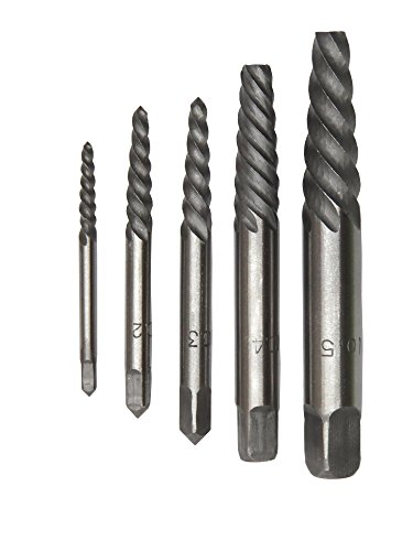 【中古】【未使用・未開封品】Drill America - DEWEZS1-5 5 Piece Carbon Steel Screw Drill Bit Extractor Set with 5-Extractors, Sizes #1 -...