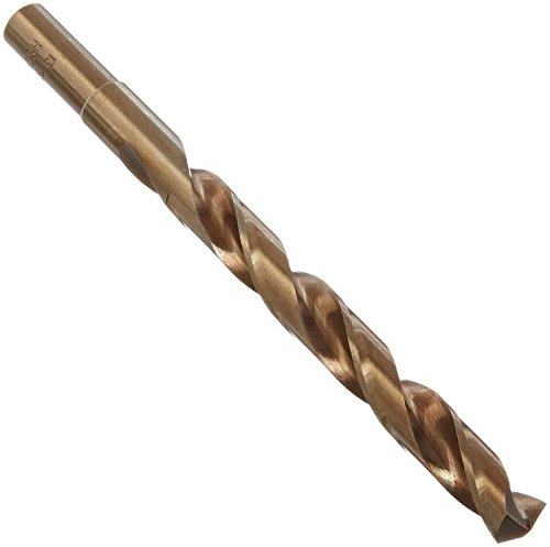 【中古】【未使用・未開封品】Drill America DWDCO Series Qualtech Cobalt Steel Economy Reduced-Shank Drill Bit, Gold Oxide Finish, Round...