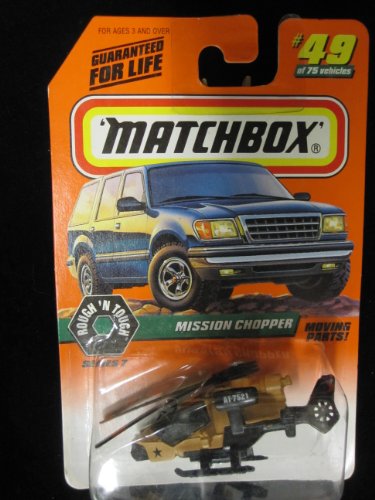 【中古】【未使用・未開封品】Mission Chopper Desert Tan Rough N Tough Series By Matchbox #49【メーカー名】【メーカー型番】【ブランド名】マテル(MATTEL) 男の子のおもちゃ,...
