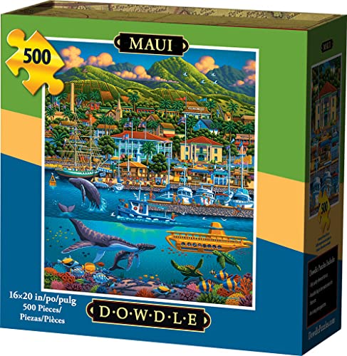 【中古】【未使用・未開封品】Dowdle Folk Art マウイ ジグソーパズル【メーカー名】【メーカー型番】【ブランド名】D?O?W?D?L?E ジグソーパズル, パズル, おもちゃ_2column, 2189596051 puz, T...