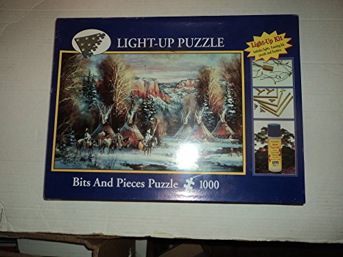 【中古】【未使用・未開封品】ネイティブアメリカン インディアン - ライトアップパズル - 1000ピース【メーカー名】【メーカー型番】【ブランド名】Bits and Pieces ジグソーパズル, パズル, おもちゃ_2column, 2...