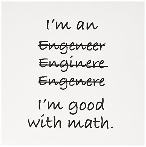 【中古】【未使用・未開封品】EvaDane???面白い引用???Im an engeneer enginere engenere Im good with math???グリーティングカード Set of 12 Greeting Cards...