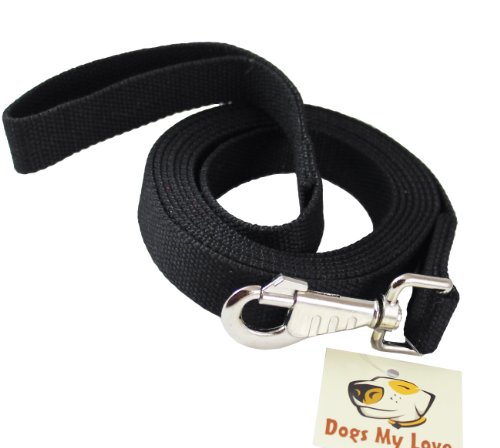 【中古】【未使用・未開封品】Dog Leash 1 Wide Cotton Web 10 Feet Long for Training Swivel Locking Snap, Pitt Bull, Cane Corso by Dogs M...