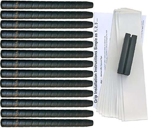 【中古】【未使用・未開封品】Tacki-Mac Unified Wrap テーパードオーバーサイズゴルフグリップキット (グリップ13個、テープ、クランプ)【メーカー名】【メーカー型番】【ブランド名】Tacki Mac Grips クリーナ...
