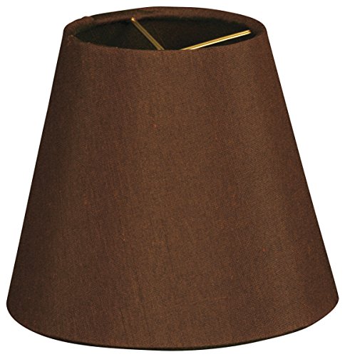 【中古】【未使用・未開封品】Royal Designs 5 Hardback Empire Dark Brown Chandelier Lamp Shade, 3 x 5 x 4.5 (CS-941-5BR) by "Royal Desig...