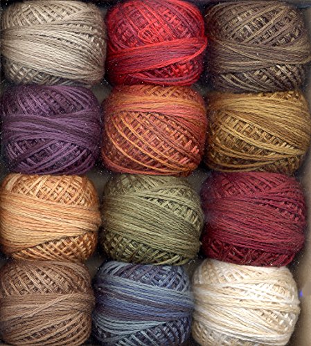 【中古】【未使用・未開封品】(12-ball-artists-palette) - Valdani 3-Strand Cotton Embroidery Floss 12-Ball Artists Palette Collection (3...