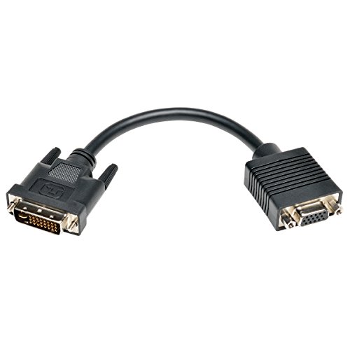【中古】【未使用・未開封品】Tripp Lite 8in DVI to VGA Adapter Converter Cable DVI-I Dual Link to HD15 M/F 8" - Display adapter - dual ...