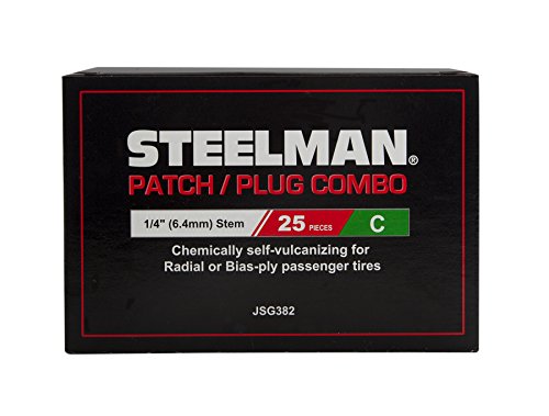 【中古】【未使用・未開封品】Steelman JSG382 1/4インチ タイヤ修理パッチ/プラグコンボ 25個入りボックス【メーカー名】【メーカー型番】【ブランド名】Steelman バイク工具・メンテナンス 【商品説明】Steelman...
