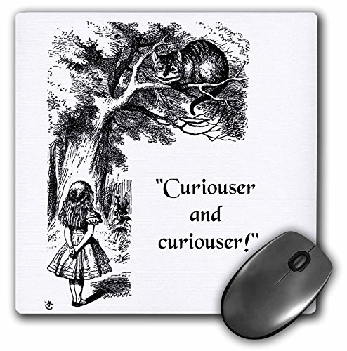 【中古】【未使用・未開封品】Curiouser and Curiouser???Alice in Wonderland Lewis Carroll Quote???マウスパッド、8?× 8インチ( MP _ 193785?_ 1?)【メーカ...