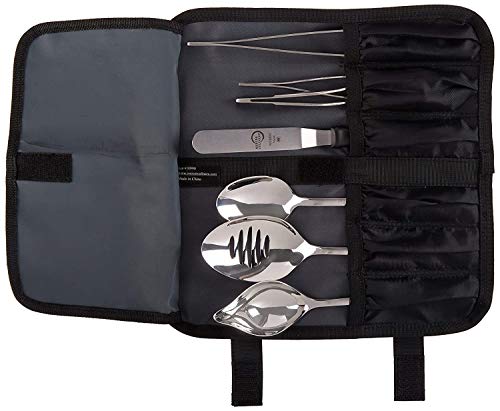 【中古】【未使用・未開封品】Mercer Culinary M35149 Professional Chef Plating Kit, 8 Piece, Stainless Steel, Black by Mercer Culinary【メ...