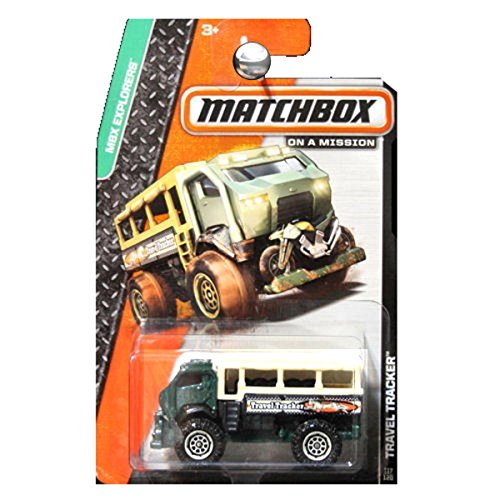 【中古】【未使用・未開封品】TRAVEL TRACKER Matchbox 2014 MBX Explorers Series Green Travel Tracker Truck 1:64 Scale Collectible Die Ca...