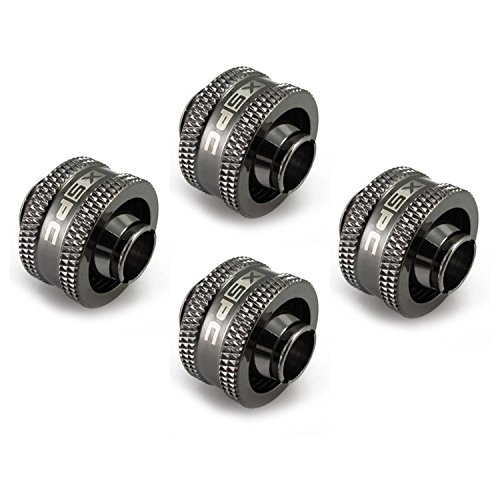 【中古】【未使用・未開封品】XSPC G1/10cm - 1cm ID, 1.6cm OD Compression Fitting V2, Black Chrome, 4-pack【メーカー名】【メーカー型番】【ブランド名】XSPC 水冷シ...