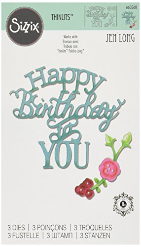 【中古】【未使用・未開封品】Sizzix 660368 Thinlits Die Set - Phrase, Happy Birthday to You【メーカー名】【メーカー型番】【ブランド名】Sizzix カテゴリー別, Office ...