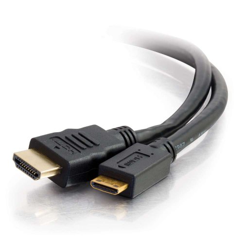 【中古】【未使用・未開封品】C2G 6ft High Speed HDMI to HDMI Mini Cable with Ethernet - HDMI with Ethernet cable - mini HDMI (M) to HDM...