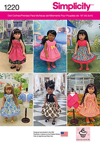 【中古】【未使用・未開封品】Simplicity Creative Patterns 1220 18-Inch Doll Clothes, OS (ONE SIZE) by Simplicity Creative Patterns【メーカー...