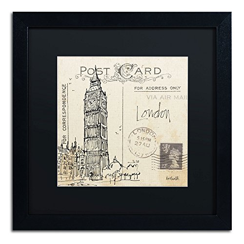 【中古】【未使用・未開封品】Trademark Fine Art Postcard Sketches II 作者： Anne Tavoletti 16 by 16-Inch ブラック WAP0091-B1616BMF【メーカー名】【メーカー...