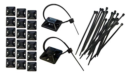 【中古】【未使用・未開封品】粘着BackedマウントBasesキット 1.5" Bases + Cable Ties ブラック CT-ED-ABM-150-BK-KIT【メーカー名】【メーカー型番】【ブランド名】Electriduct アク...