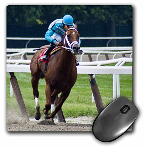 【中古】【未使用・未開封品】3drose Horse Racing Towards Finish Line???マウスパッド、8?× 8インチ(MP 112487?_ 1?)【メーカー名】【メーカー型番】【ブランド名】3dRose Offi...