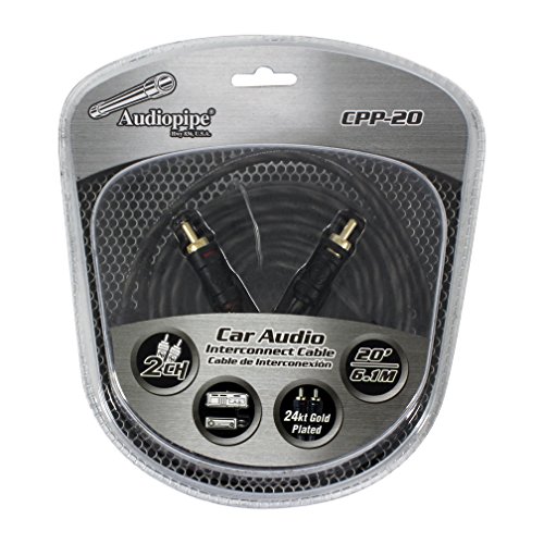 【中古】【未使用・未開封品】Audiopipe CPP20 20 ft. Audiopipe 24kt Gold Plated Interconnect Cable【メーカー名】【メーカー型番】【ブランド名】Audiopipe スピーカーケ...