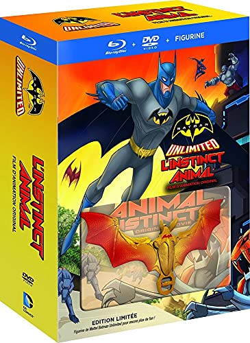 【中古】【未使用・未開封品】Batman Unlimited : L'instinct animal [Combo Blu-ray + DVD] [?dition Limit?e Blu-ray + DVD + Figurine]【メーカー...